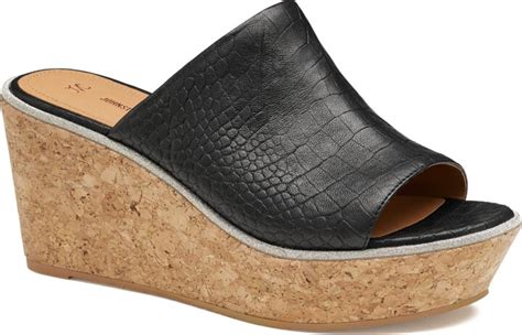 Johnston And Murphy Jade Platform Wedge Slide Sandal Shopstyle
