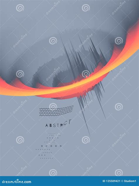 3d Abstract Background Dynamic Effect Futuristic Technology Style