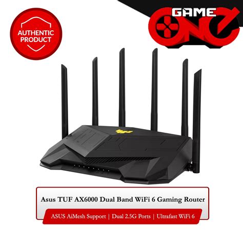 Asus Tuf Ax Dual Band Wifi Gaming Router Shopee Philippines