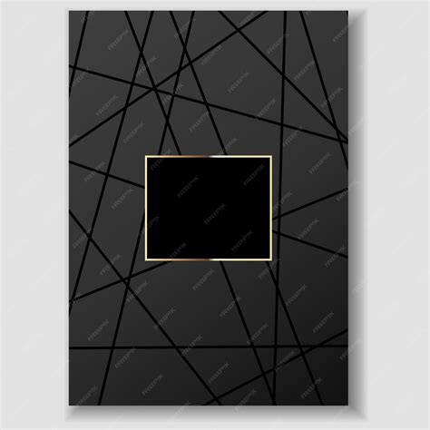 Premium Vector Fashionable Luxury Geometric Pattern Cover Design