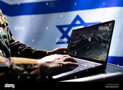 Israel Defense Forces Expert Analyzing Aerial Reconnaissance Data To Come Up With Global