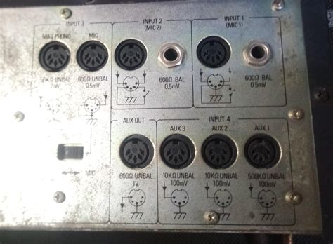 Help Please How Do I Hook This Old Pa Up To A Balanced Output From My