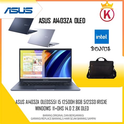 Jual Asus Vivobook Oled Garansi Original Asus Indonesia Free Tas Mouse Shopee Indonesia