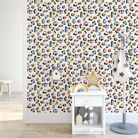 Colorful Blobs Peel And Stick Wallpaper Love Vs Design