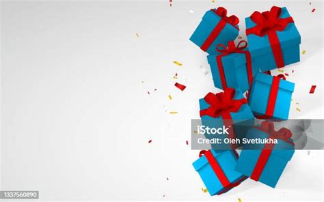 3d 렌더링 및 활과 리본 메쉬 사실적인 선물 상자에 의해 그립니다 그림자가 있는 용지 함 벡터 일러스트레이션 3차원 형태에 대한 스톡 벡터 아트 및 기타 이미지 Istock