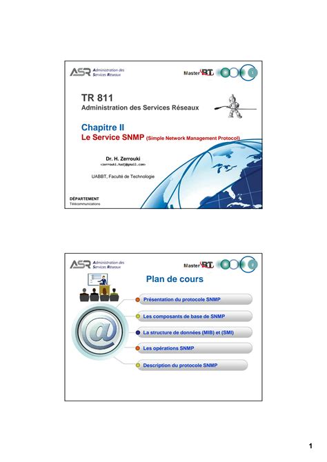 Solution Administration Des Services Réseaux Le Service Snmp Simple Network Management