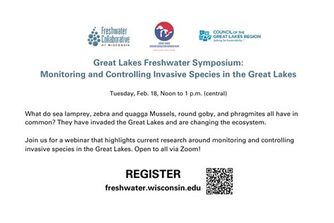 Great Lakes Freshwater Symposium Monitoring And Controlling Invasive Species In The Great Lakes