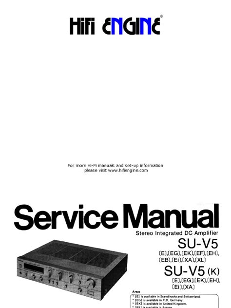 Hfe Technics Su V5 Schematics Pdf