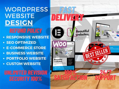 clean modern responsive wordpress website design upwork