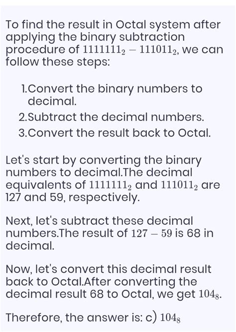 To Find The Result In Octal System After StudyX