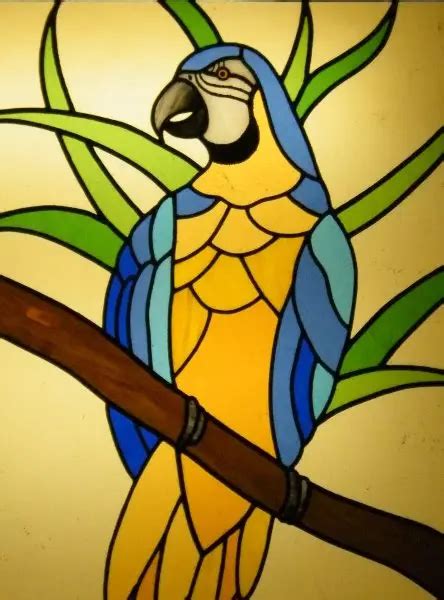 Stained Glass Course Parrot Iko Studio