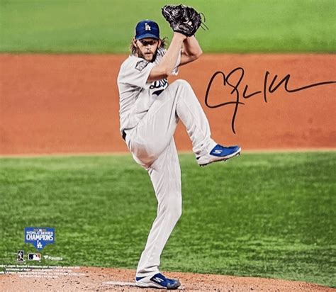 Clayton Kershaw Autographed 8x10 Photo Yourpremiermemorabilia