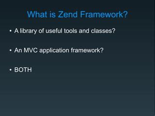 Building Web Applications With Zend Framework PPT