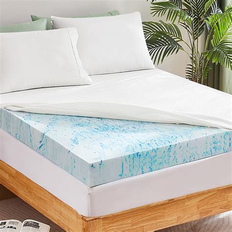 Timimi Memory Foam Mattress Topper King 3 Inch Gel