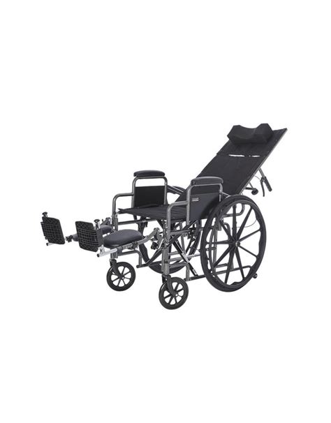 Deluxe Reclining Desk Arm Wheelchair 18x16 Broadway Home Medical