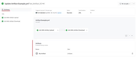 upload a build artifact · actions · github marketplace · github