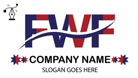 Premium Vector Fwf Letter Logo