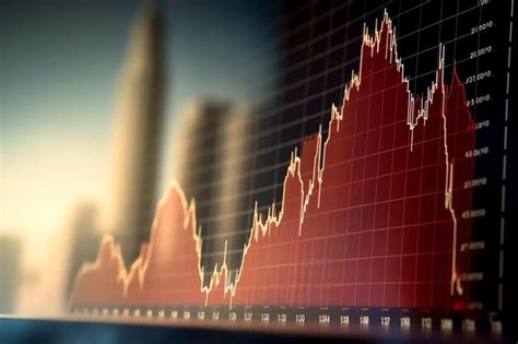 Premium AI Image A Graph On A Screen