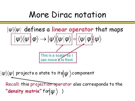 Dirac Notation And Spectral Decomposition Michele Mosca Review