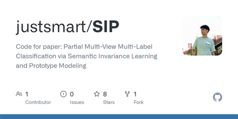 GitHub Justsmart SIP Code For Paper Partial Multi View Multi Label Classification Via