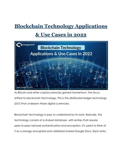 ppt blockchain technology applications and use cases in 2022 powerpoint