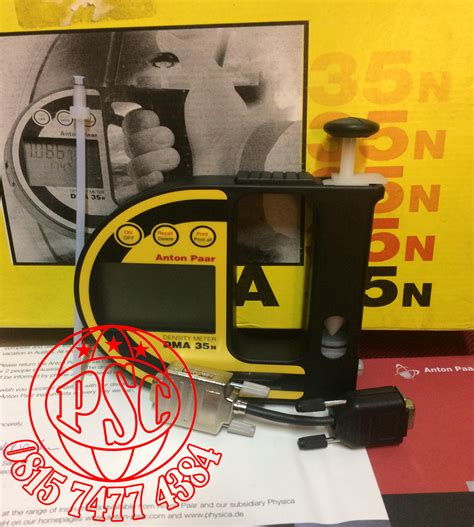 Portable Density Meter Dma 35 Anton Paar Alat Uji And Ukur Mesin