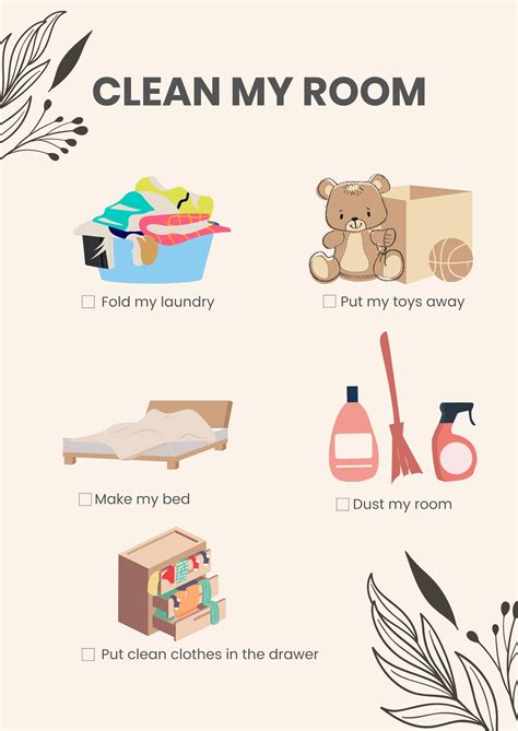 Clean Your Room Chart
