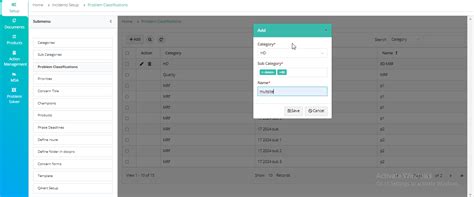 Bug Usability While Adding And Editing Problem Classification Select Text In The