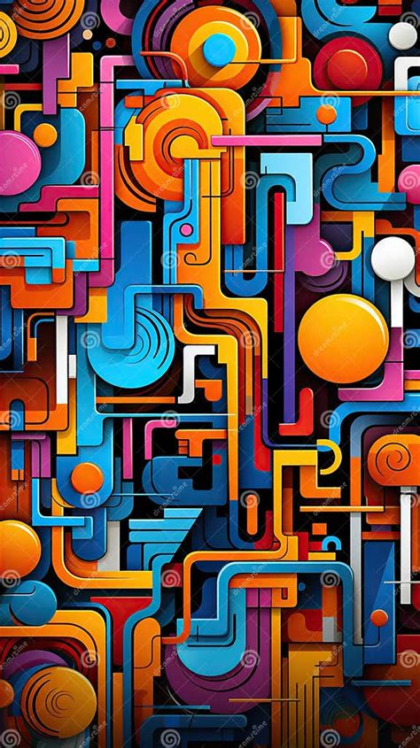 Colorful Textured Background Vibrant Pattern Created With Generative Ai Stock Image Image Of