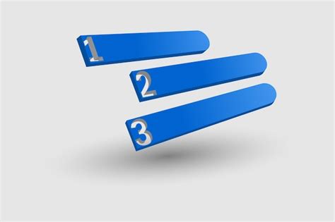 Premium Vector First Second And Third Voector