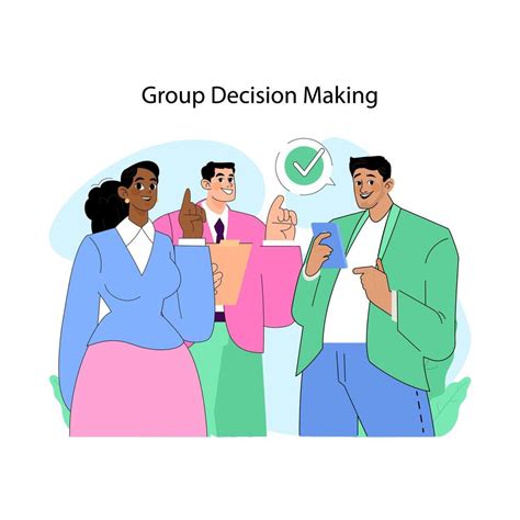 group decision making concept flat vector illustration 41171667 vector