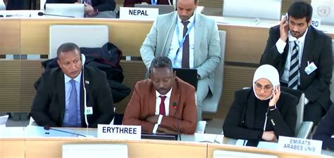 Statement Of The Eritrean Delegation At The Unhrc 52nd