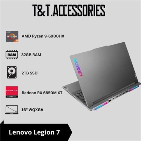Lenovo Legion Gen Ryzen HX GB TB Radeon RX M XT Gaming Laptop Shopee Malaysia
