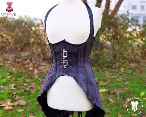 Medieval Underbust Gothic Corset Renaissance Fair Cupless Corset
