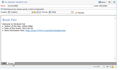Formatting Adobe Campaign