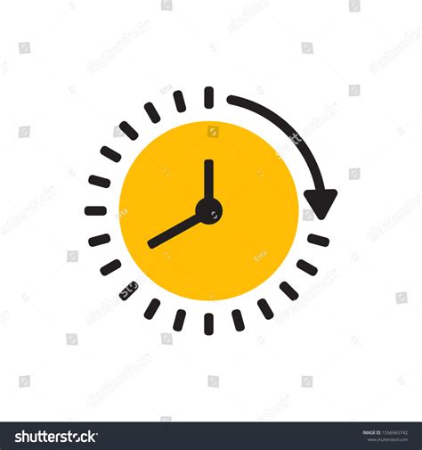 Passage Time Icon Design Vector Illustration Stock Vector Royalty Free 1556965742 Shutterstock