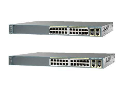 Cisco 2960 Plus 24 Port Fast Ethernet Switch L2 WS C2960 24PC S 24X10 100Mbps