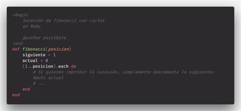 Sucesión Fibonacci Con Recursividad Y Ciclos En Ruby Parzibytes Blog