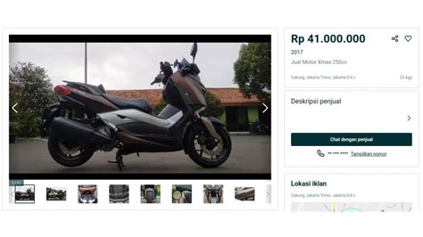 Foto Enggak Nyangka Segini Harga Yamaha XMax Bekas