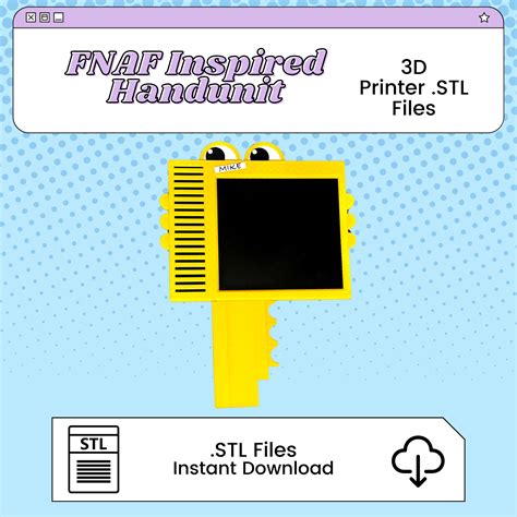 3d File Handunit 3d Print File Inspired By Five Nights At Freddys