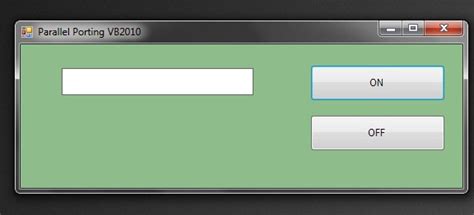 Parallel Port Writing Data Using Vb 2010 Sourcecodester