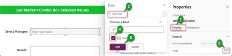 How To Get Modern Combo Box Selected Values In Power Apps