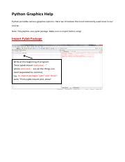 Python Graphics Tutorial Pdf Python Graphics Help Python Provides Various Graphics Options