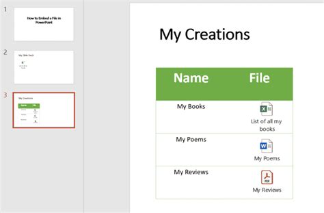 Comment Intégrer Un Fichier En Tant Quobjet Dans Powerpoint