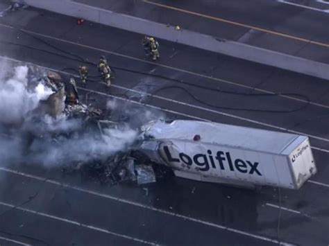 Multiple People Killed In Fiery Truck Crash In Phoenix Arizona