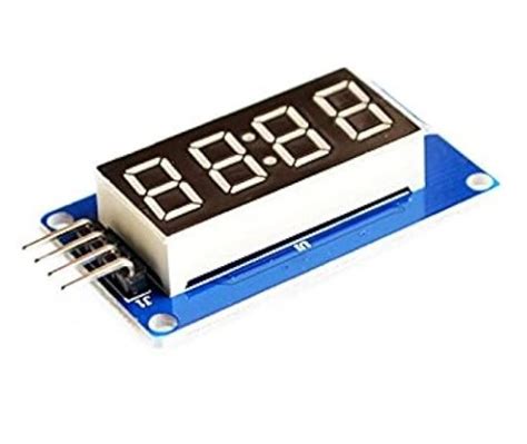 4 Digit 7 Segment Display Module For Arduino Tm1637tm1637 4 Digits 7
