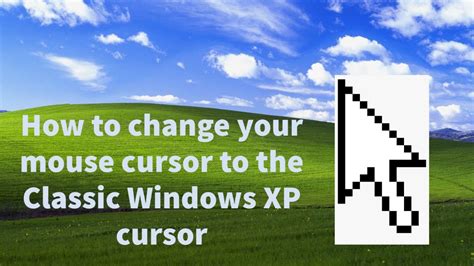 How To Change Your Mouse Cursor To The Classic Windows XP Cursor In Windows YouTube