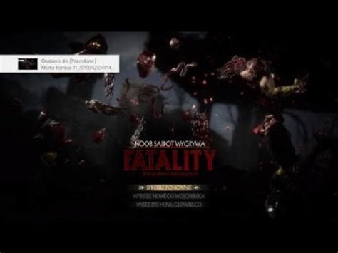 Mortal Kombat 11 NOOB SAIBOT FATALITY YouTube