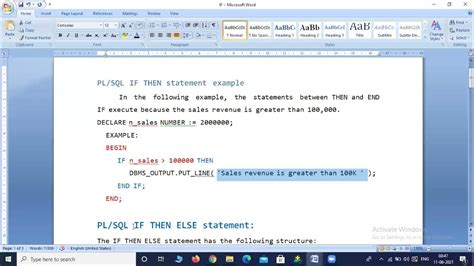 Dbms Plsql If Then If Then Else If Then Elsif Nested If And Case
