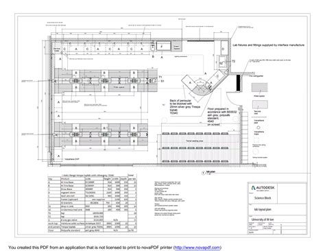 Intergrated Lab Layouts 2s Sheet Sl015 Lab Layout Plan Ppt